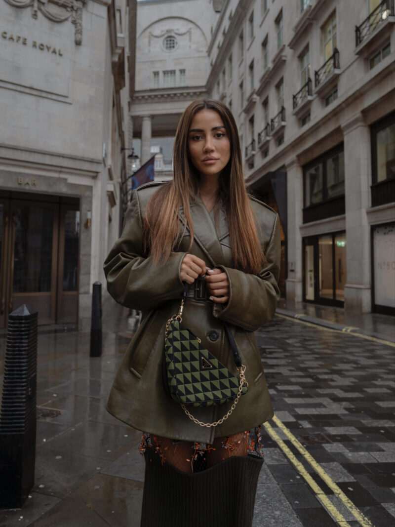 PRADA TRIANGLE SYMBOLE BAG REVIEW | Glam & Glitter