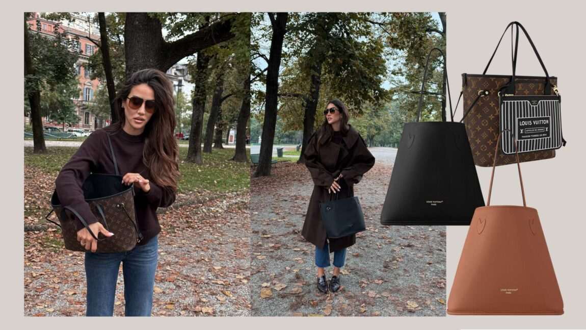 LOUIS VUITTON NEVERFULL INSIDE OUT BAG REVIEW | Glam & Glitter