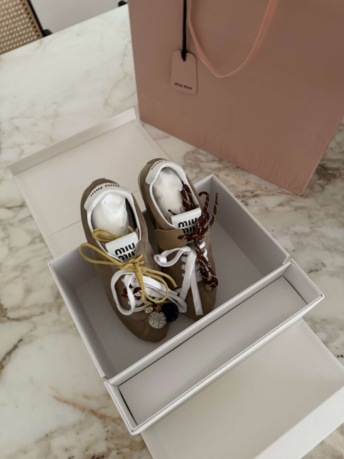 Introducing The Miu Miu Plume Sneakers | Glam & Glitter